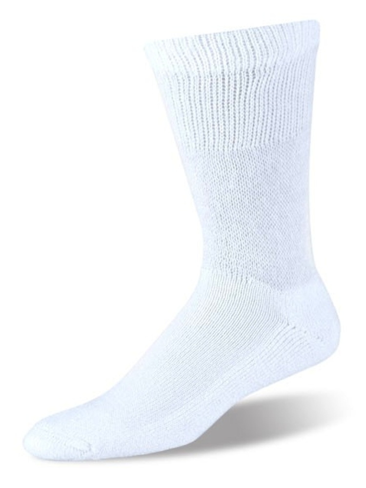 World's Softest Socks - Wide Fit - Crew - White - Unisex - Medium ...