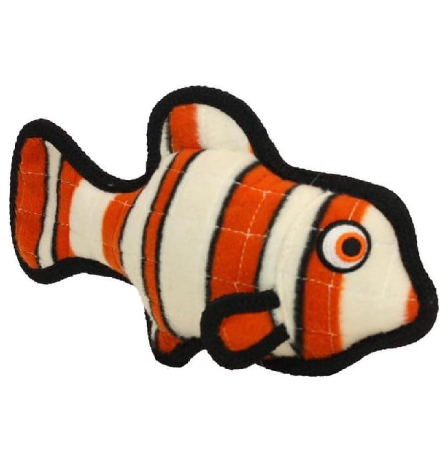 - World's Tuffest Soft Dog Toy - Ocean Junior Fish Orange- Squeakers ...