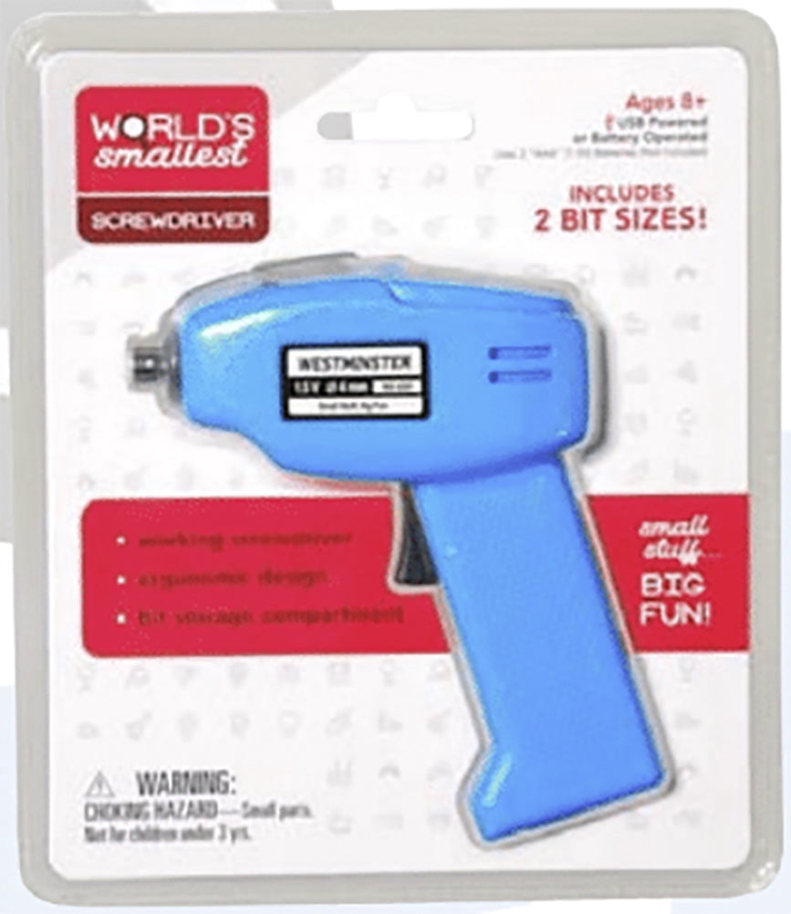 World's Smallest Screwdriver - Dual Powered (by Westminster) - Walmart.com