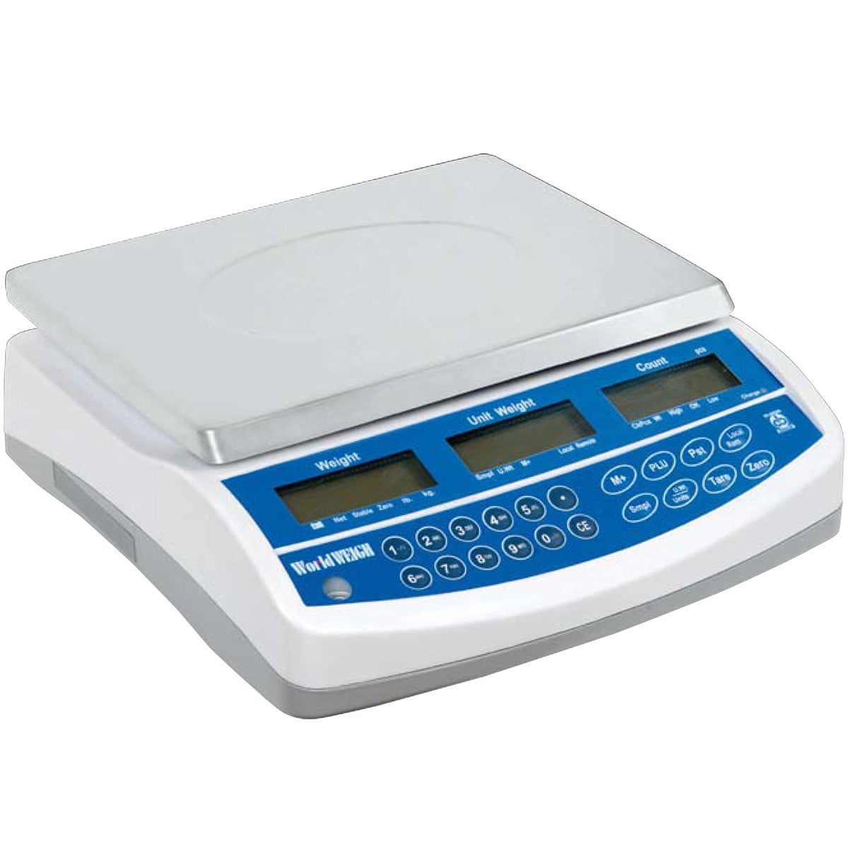 WorldWeigh C100/100 Compact Bench Counting Scale 100 lb x 0.002 lb, LCD ...