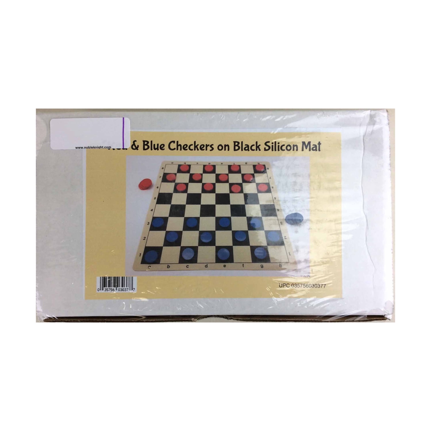 WorldWise Imports Black Chess Mat with Red & Blue Checkers New ...