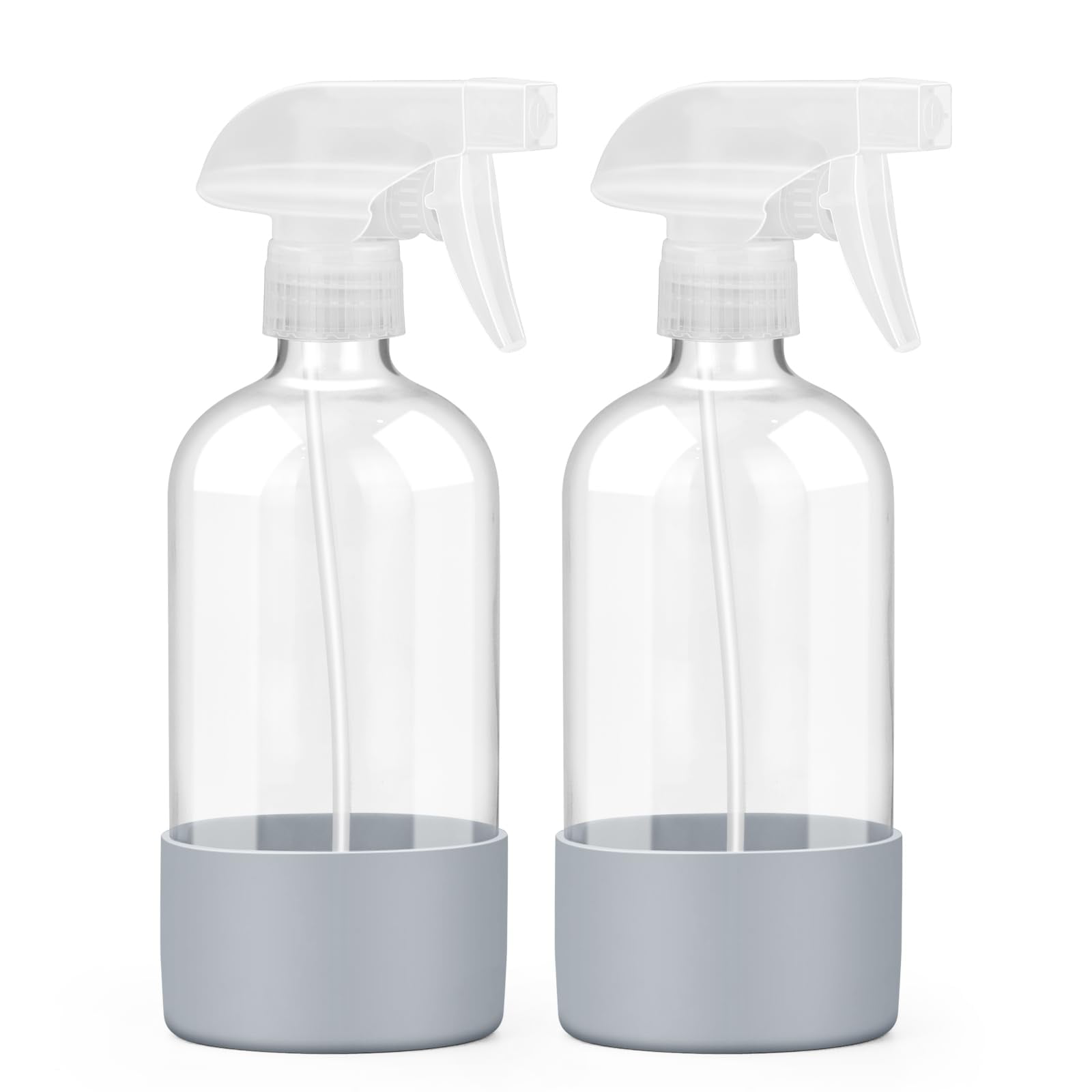 Worldgsb 2 Pack Glass JKF25 Spray Bottles with Silicone Sleeve, 16 oz ...