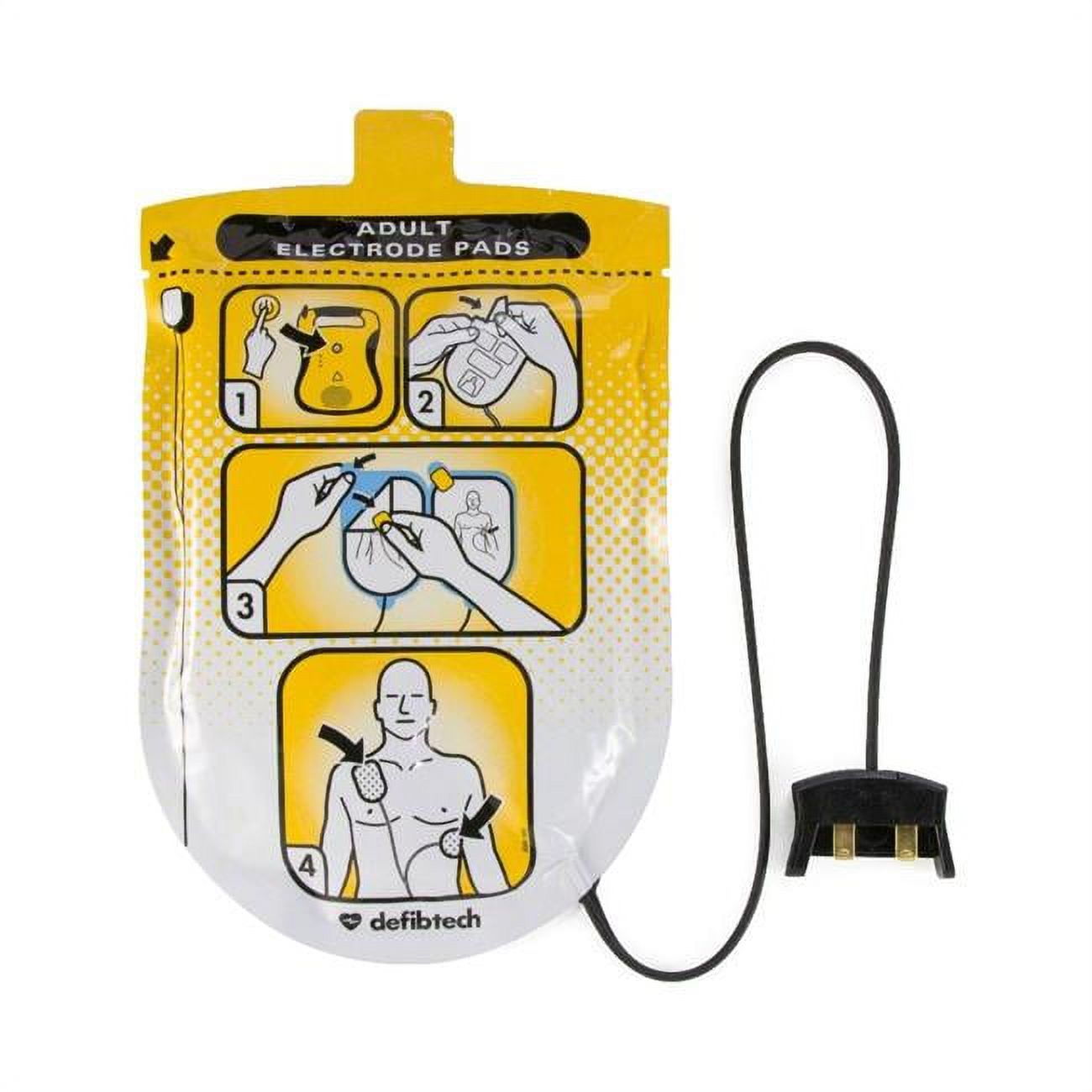 Worldpoint ECC 1070996-EA Defibtech Adult Pads DDP-100A - Walmart.com