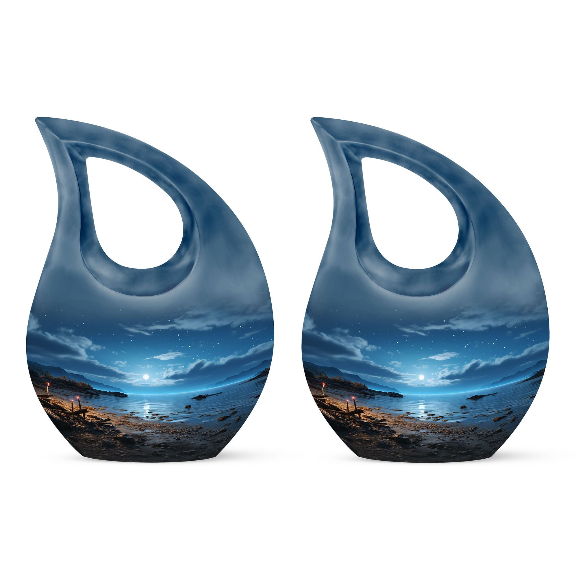 When Worlds Align Over Urn - Urns For Human Ashes Adult Man - Memorial ...