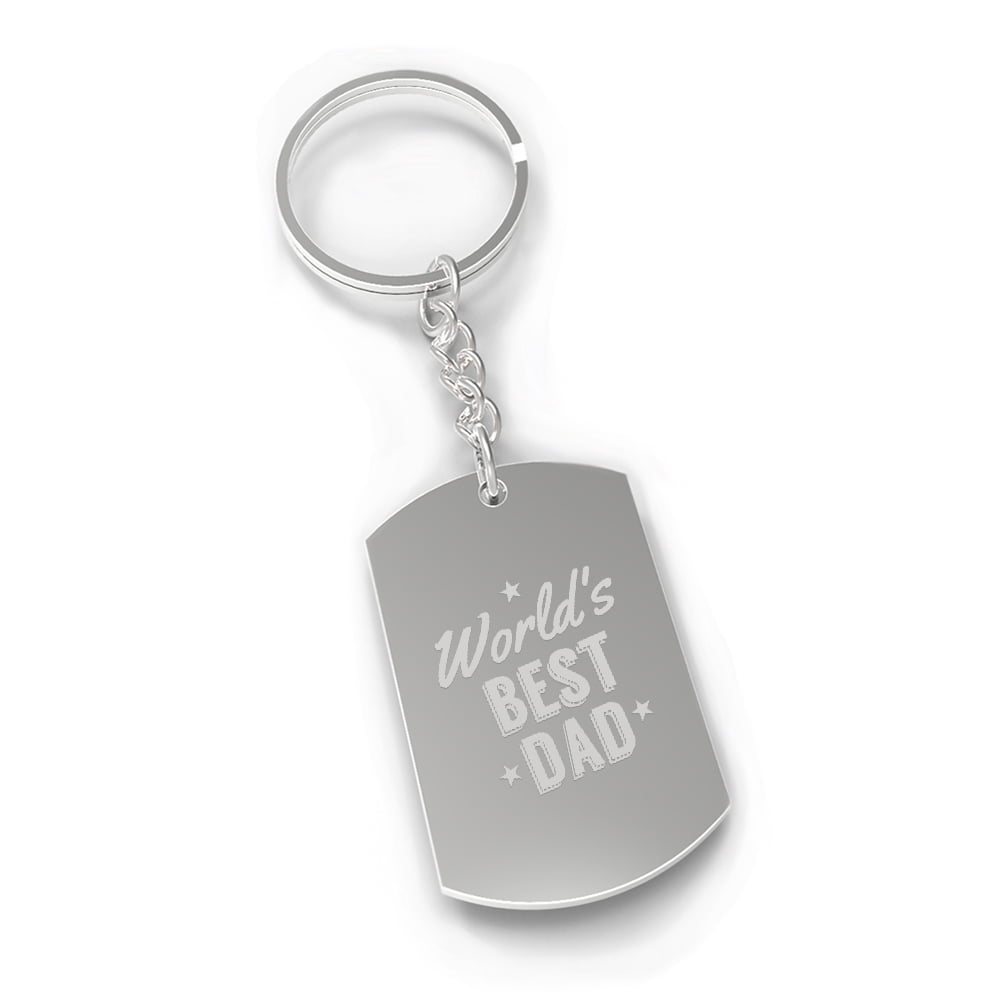 Worlds Best Dad Car Key Chain For Dad Perfect Fathers Day Gift Idea ...