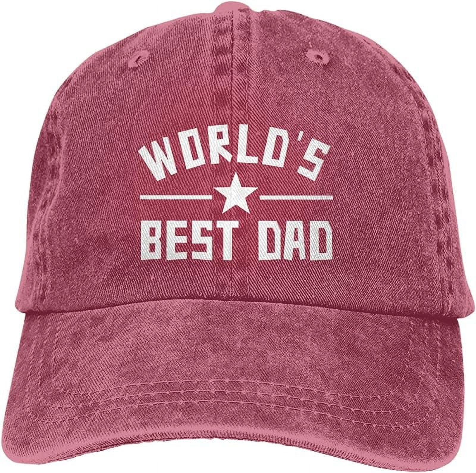 Worlds Best Dad Hat Cotton Adjustable Dad Baseball Cap Fathers Day Birthday Gifts - Walmart.com