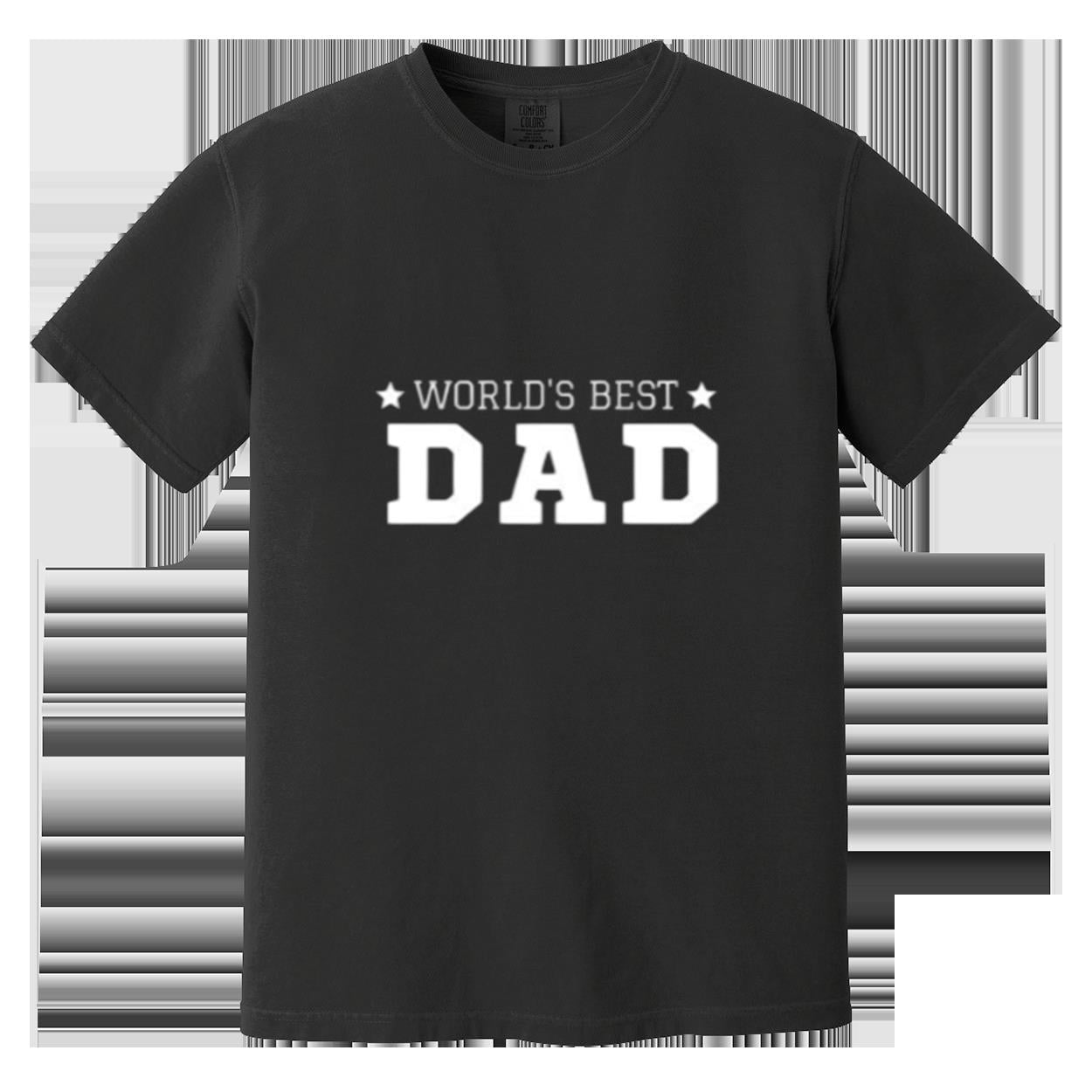 Worlds Best Dad Top Gift Father Daddy PopsEv Comfort Color T-Shirt, for ...