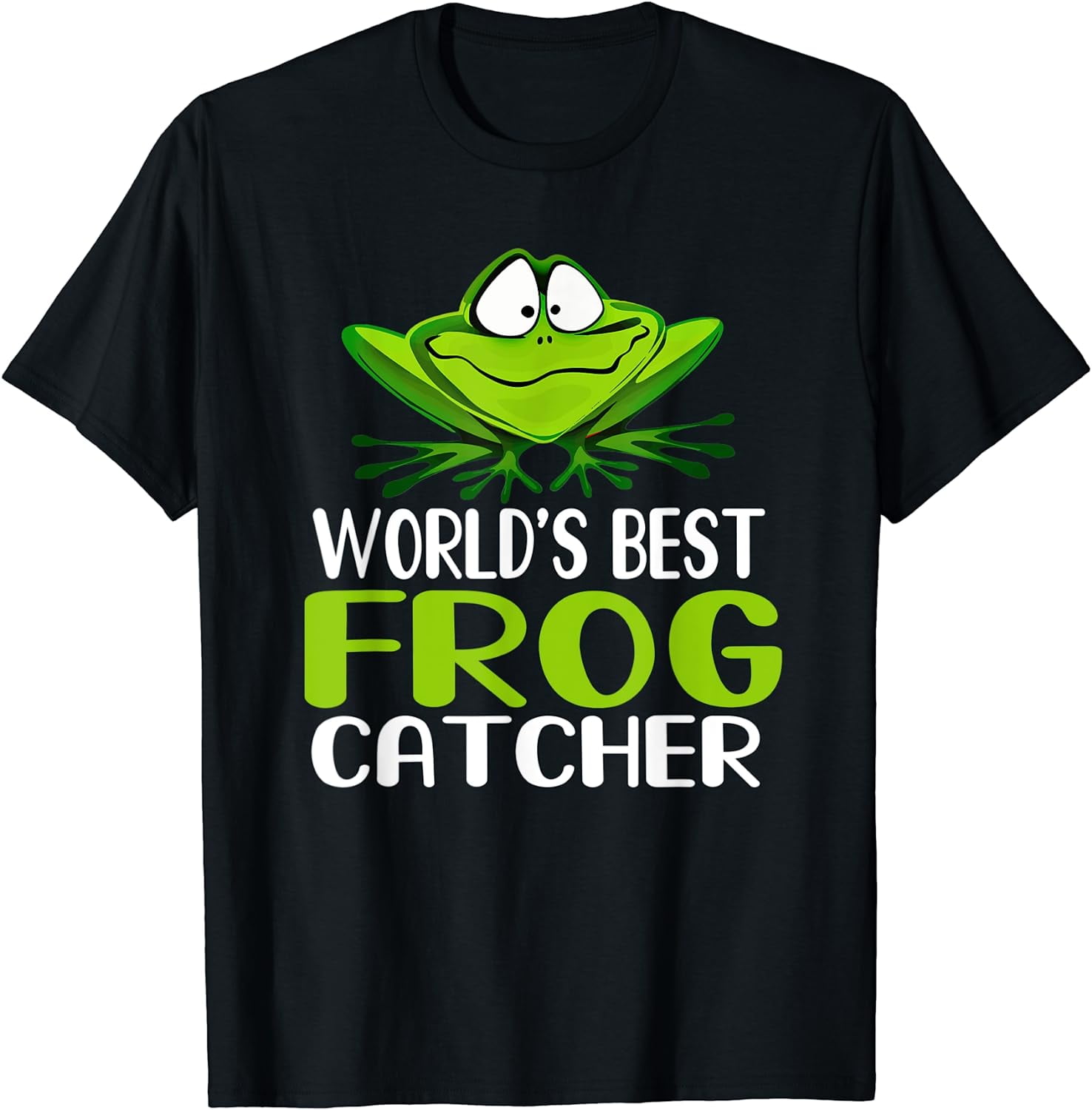 Worlds Best Frog Catcher - Gift for Frog Hunter T-Shirt - Walmart.com