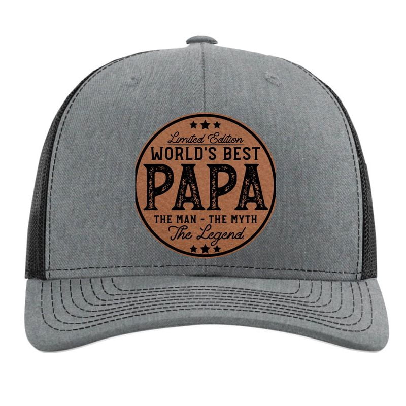 Worlds Best Papa Hat - Papa Gifts From Grandkids Grandchildren - Papa ...