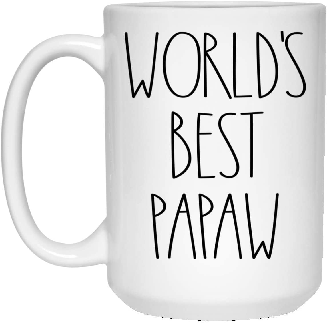 Worlds Best Papaw Mug | Papaw Rae Dunn Style Coffee Cup | Rae Dunn ...