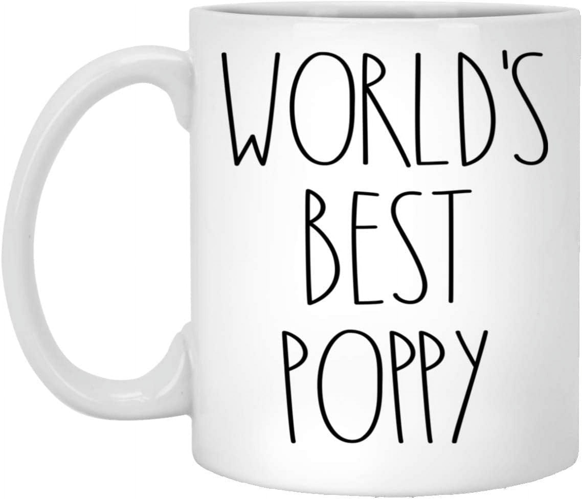 Worlds Best Poppy Mug | Poppy Rae Dunn Style Coffee Cup | Rae Dunn ...