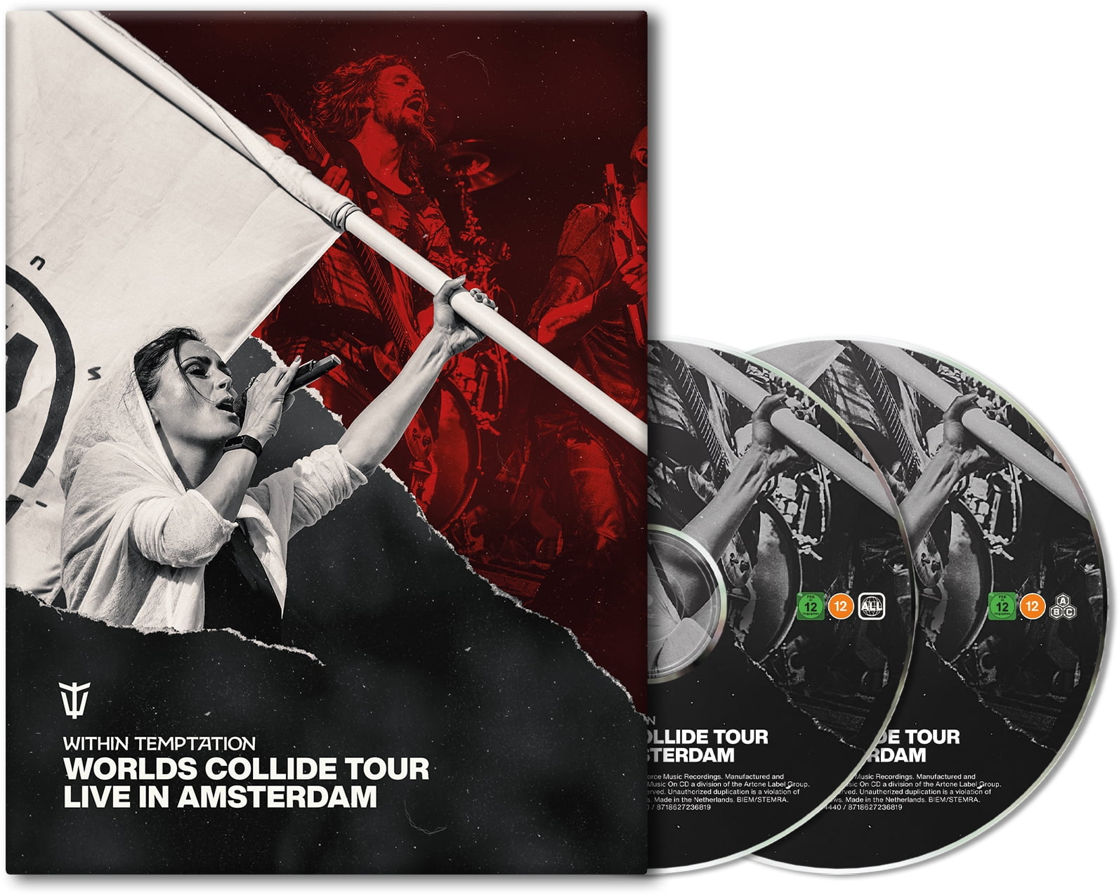 Worlds Collide Tour Live in Amsterdam (Blu-ray + Blu-ray + DVD), Music ...