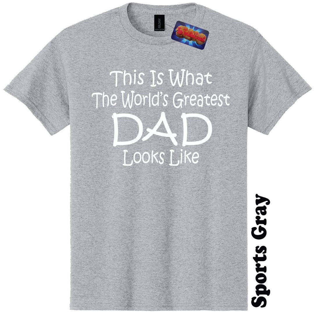 Worlds Greatest Dad Funny Fathers Day T-Shirt Gender Reveal Baby Shower ...