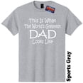 Worlds Greatest Dad Funny Fathers Day T-Shirt Gender Reveal Baby Shower ...