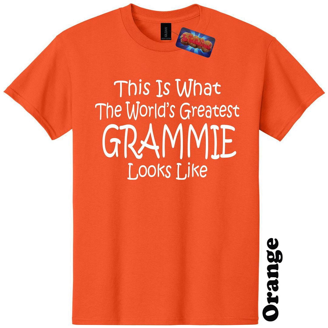 Worlds Greatest Grammie T Shirt Mothers Day Gender Reveal Baby Shower ...