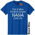 Worlds Greatest Nana T Shirt Funny Mothers Day Gender Reveal Baby ...