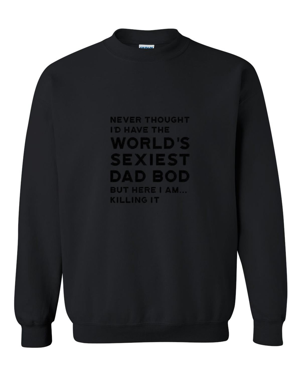 Worlds Sexiest Dad Bod Funny Workout Joke Graphic Bold Statement ...
