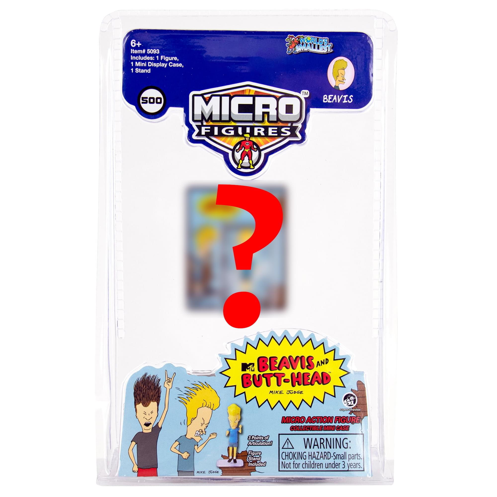 World's Smallest Beavis and Butt-Head Micro Action Toys | One Random ...
