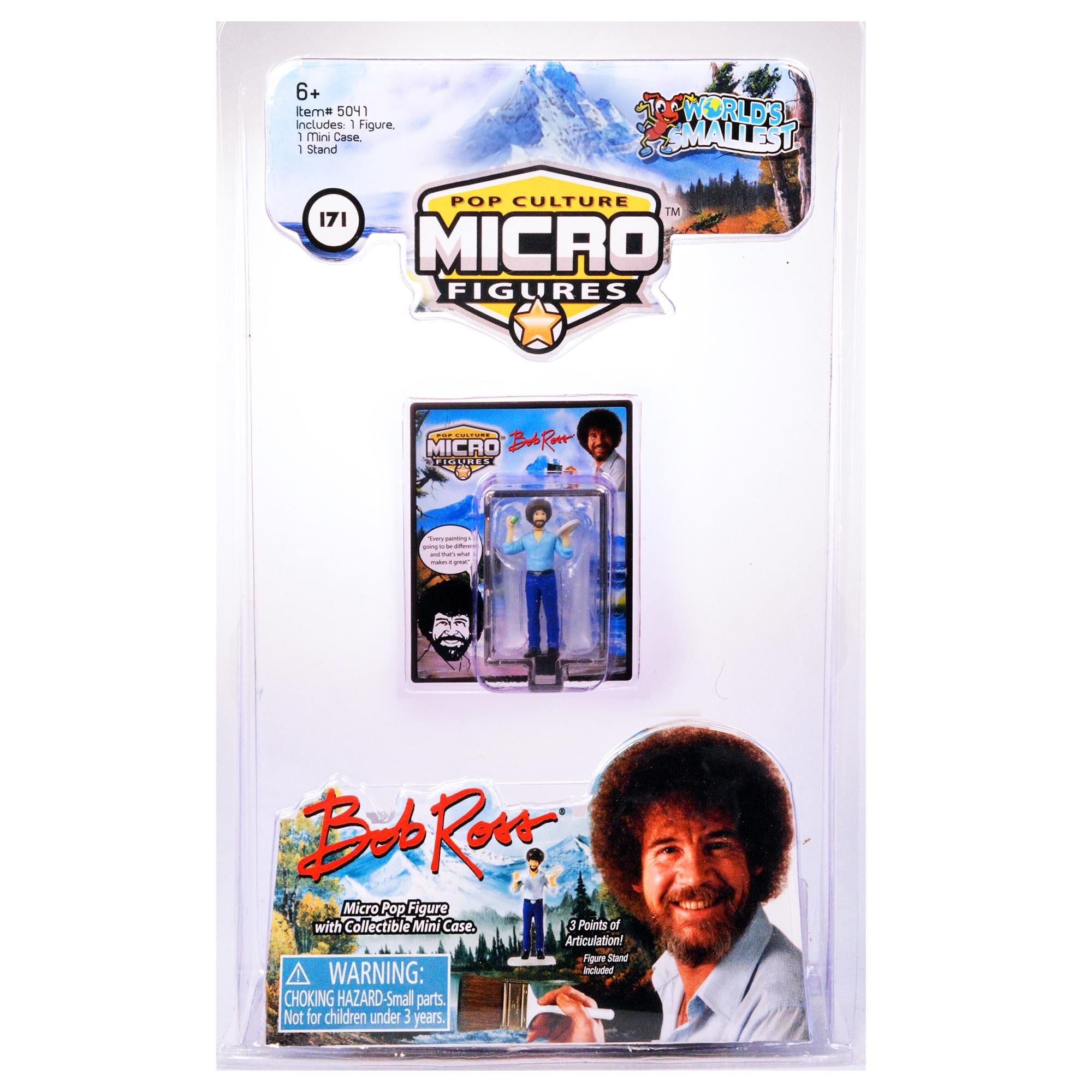 Worlds Smallest Micro Figure | Bob Ross - Walmart.com