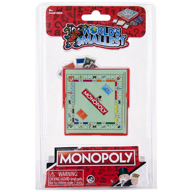 Worlds Smallest Monopoly (5038) - Walmart.com