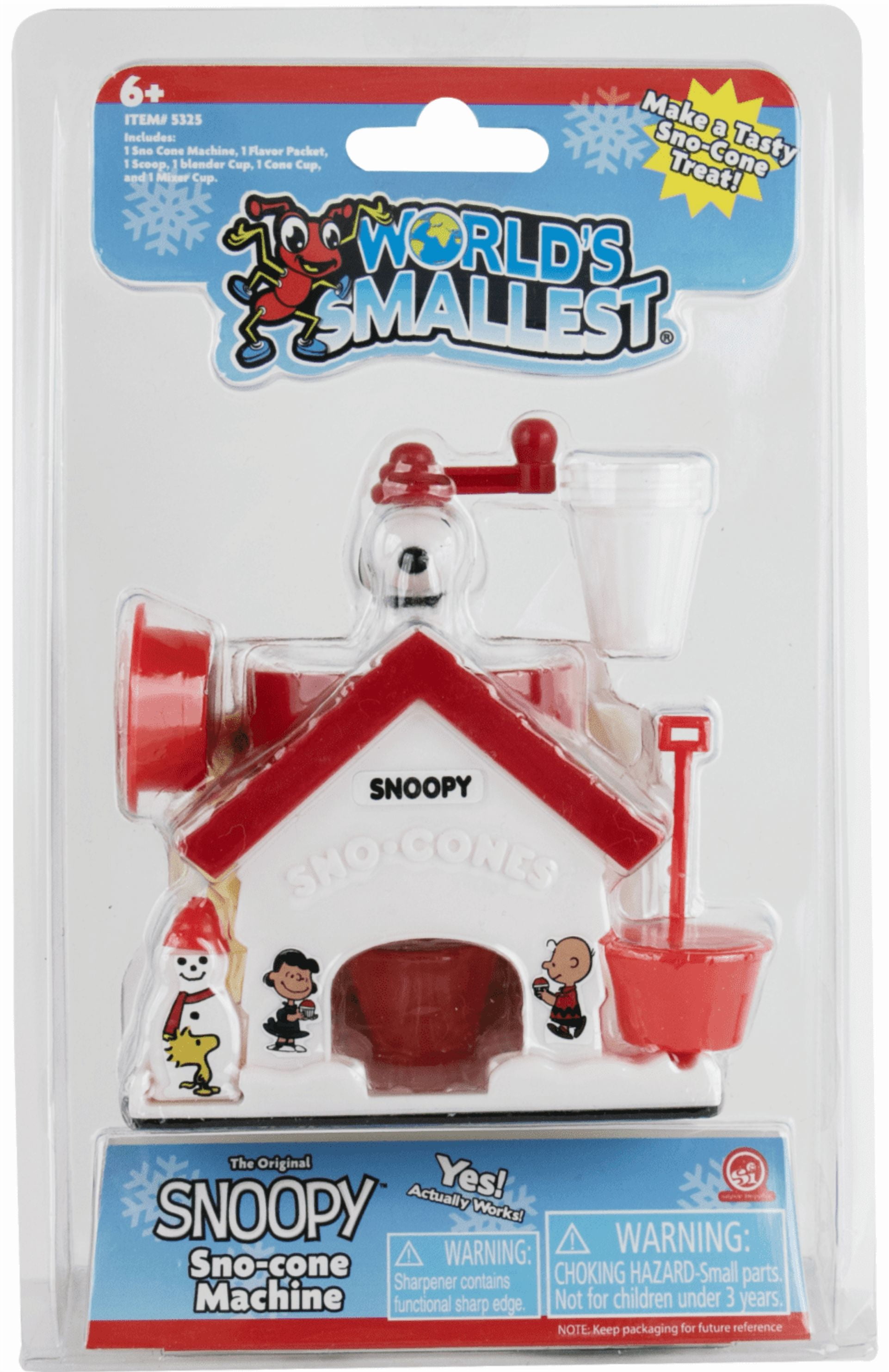 Worlds Smallest Snoopy Sno-Cone Maker Snow Machine - Walmart.com