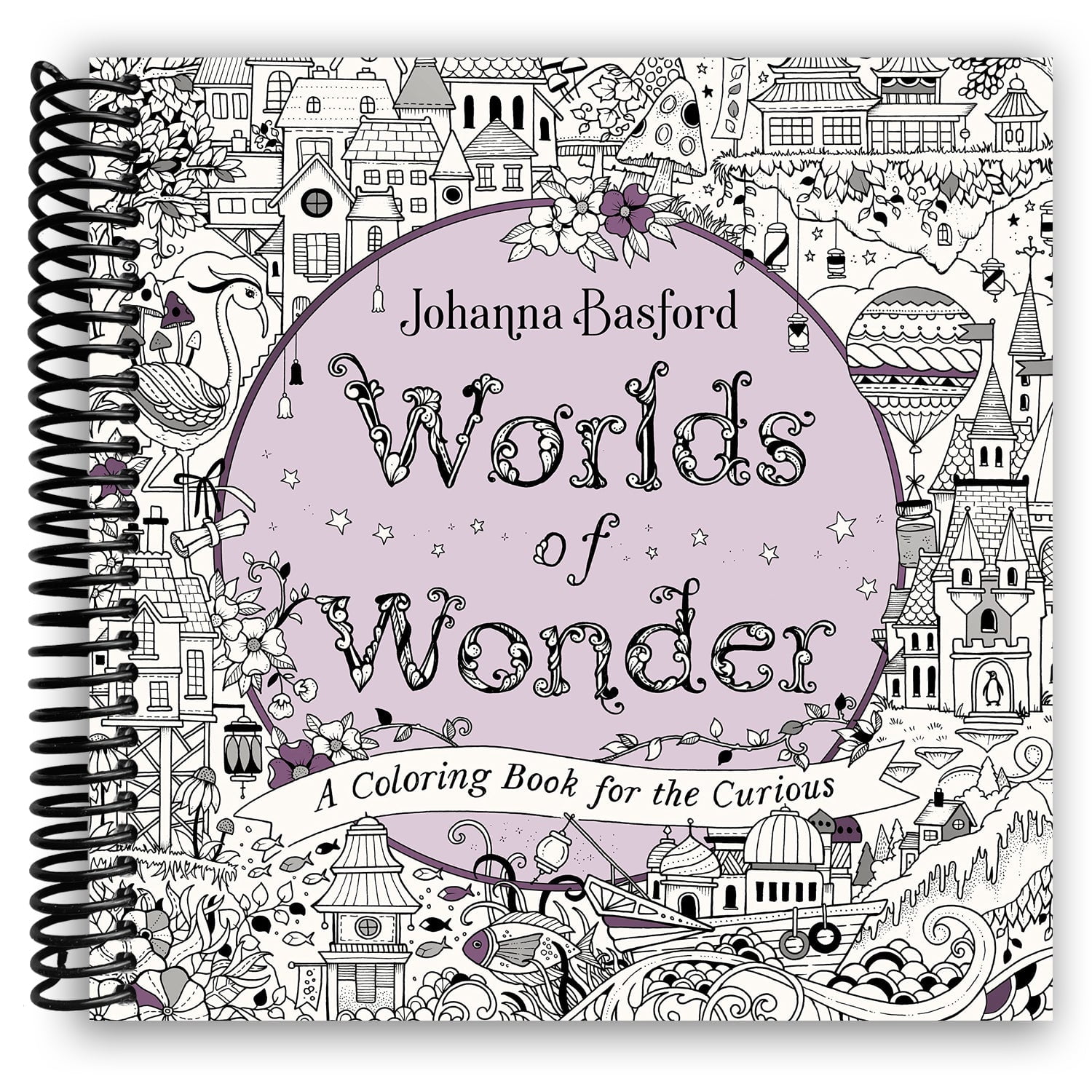 Worlds of Wonder: A Coloring Book for the Curious (Spiral Bound ...