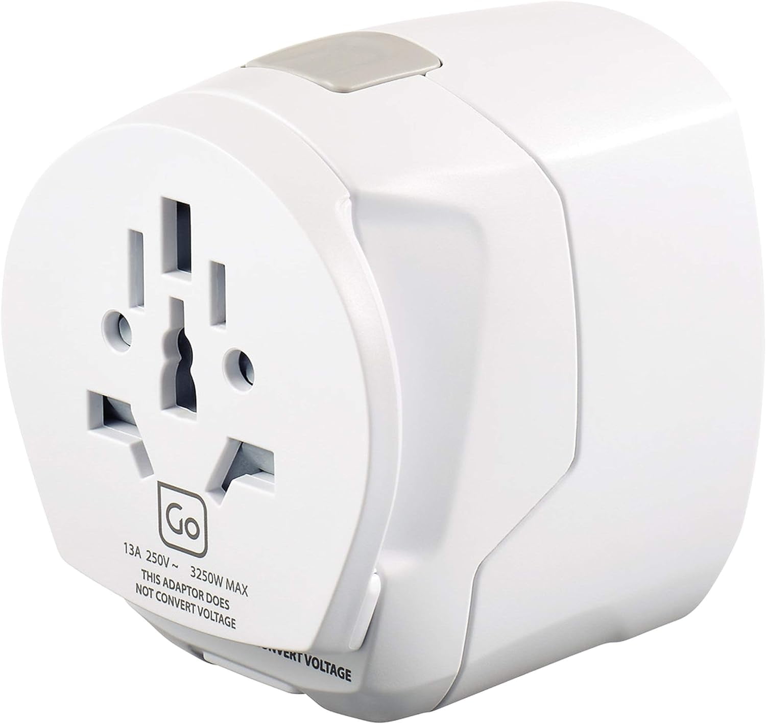 Worldwide Adapter + USB, Universal Travel Adapter for Small Electrical Devices, Earthed Plug ...