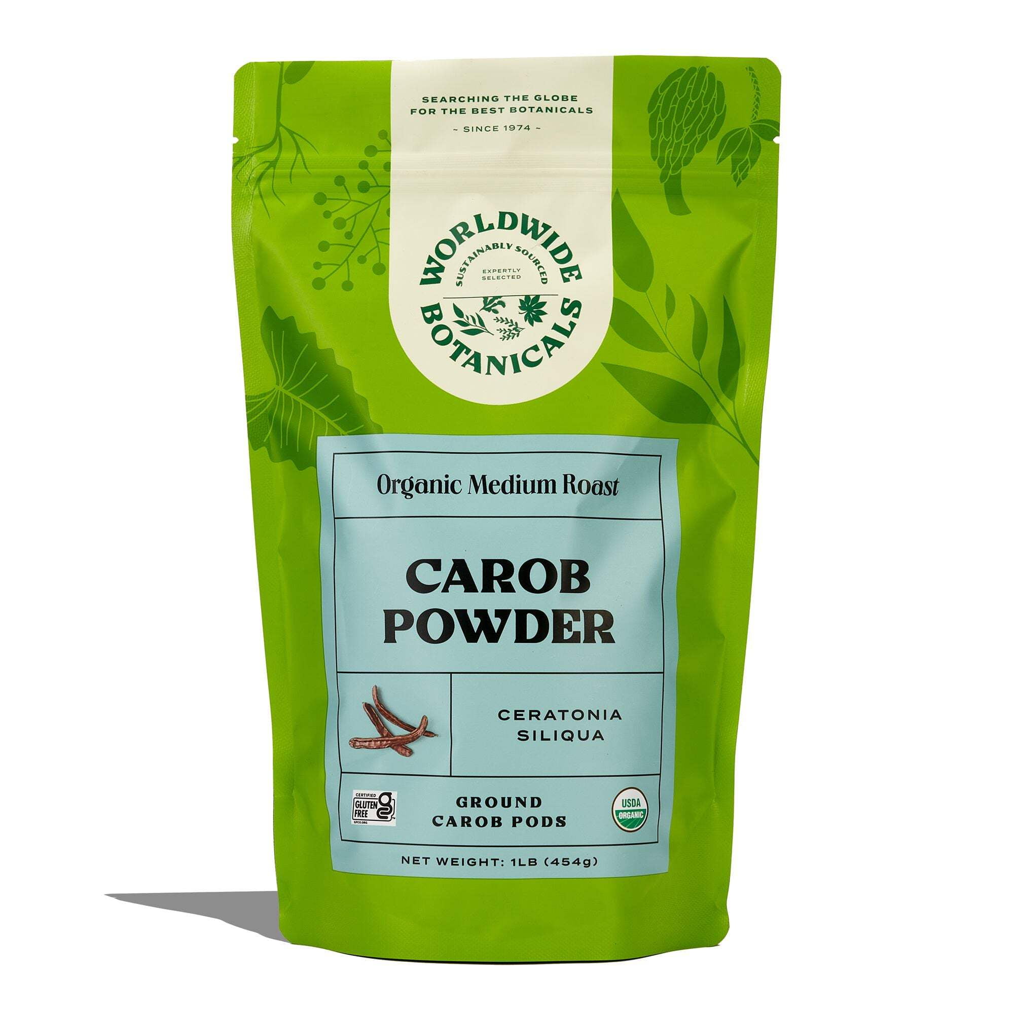 Worldwide Botanicals Organic Carob Powder - Superfood, Low Fat, Kosher ...