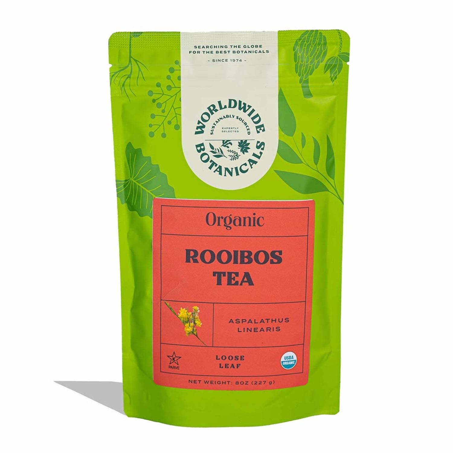 Worldwide Botanicals Organic Red Rooibos tea – 8oz - 100% South African ...