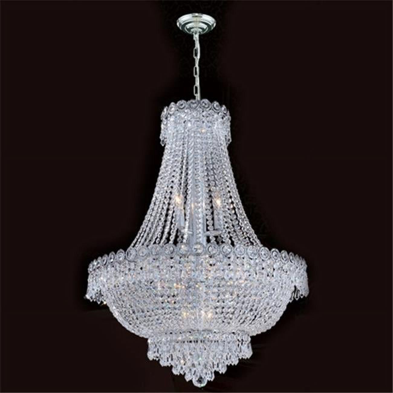 Worldwide Lighting W83048C24 Empire Collection 12 Light Chrome Finish ...