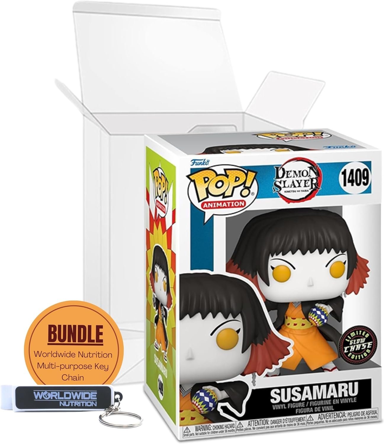 Funko Pop! Demon Slayer: Susamaru 1409 -Glow Chase Limited Edition ...