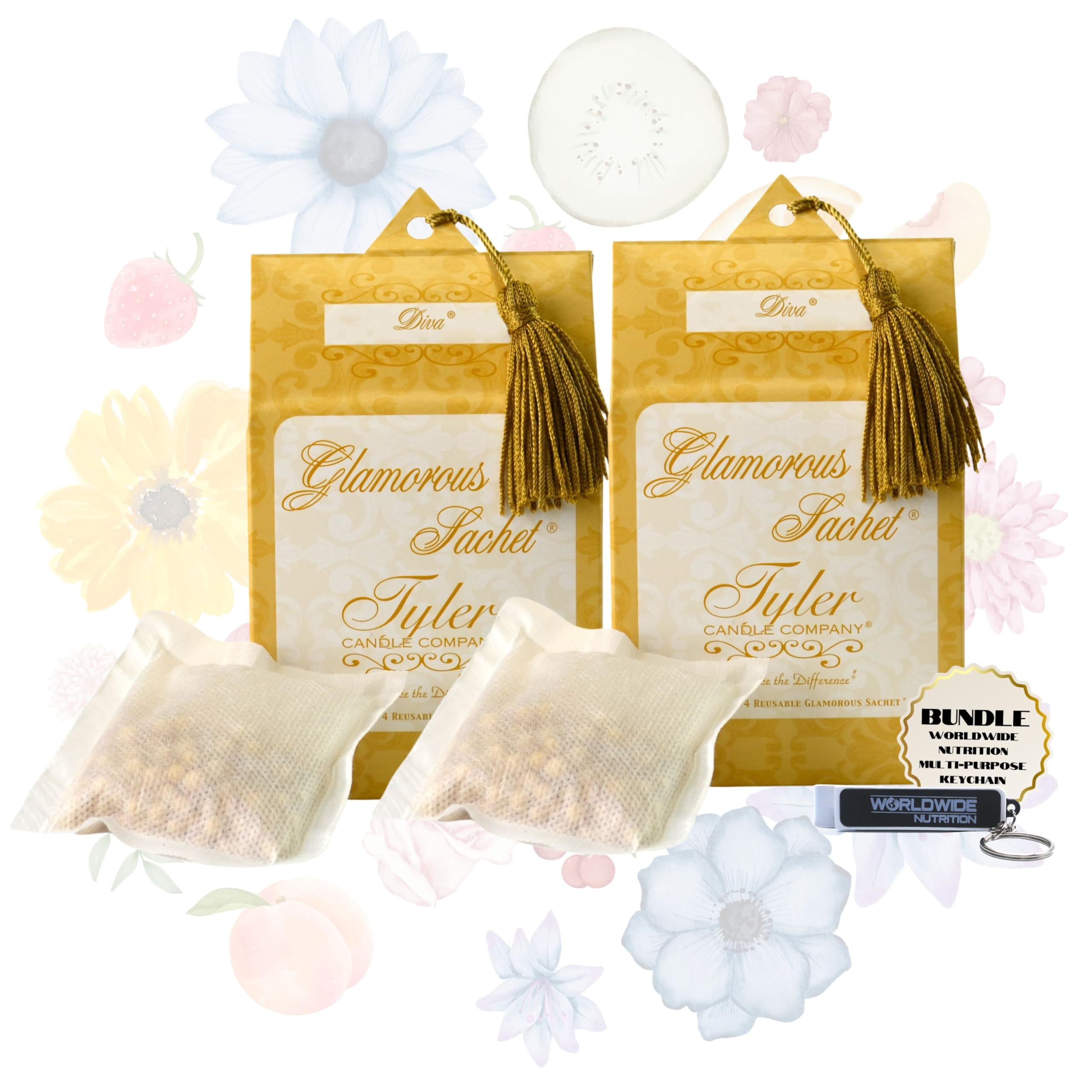 Worldwide Nutrition Bundle: Tyler Candle Company Diva Dryer Sheet ...