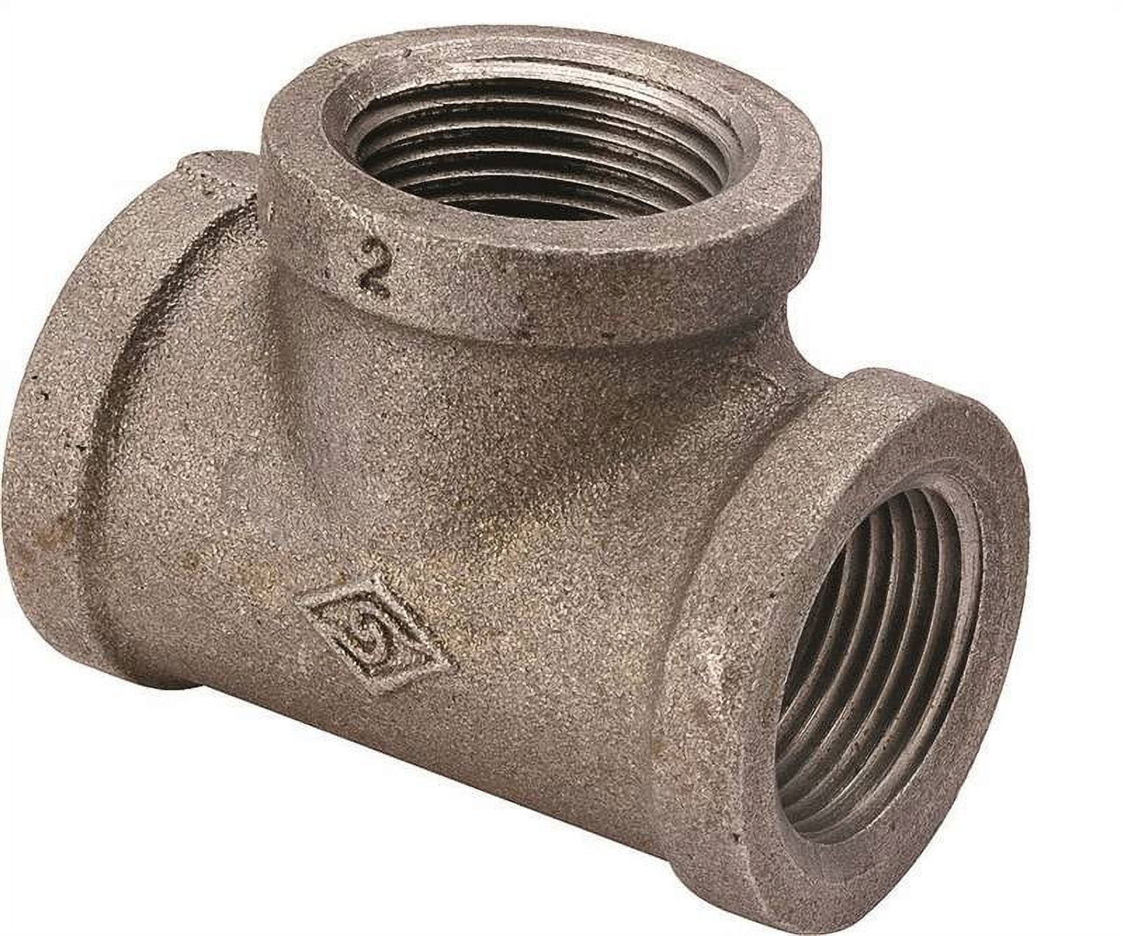 Prosource 11A-1 1/2B Pipe Tee, 1-1/2 in, Threaded, Malleable Iron, SCH ...