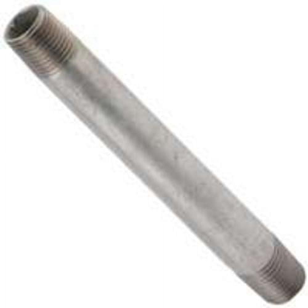 WORLDWIDE SOURCING 11/2X2G Standard Pipe Nipple, 1-1/2 in, Threaded, 2 ...