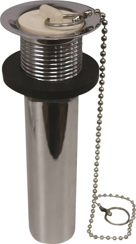 Worldwide Sourcing TW0911-3L PO Plug Drain with Stop, 1-1/4" X 5 ...