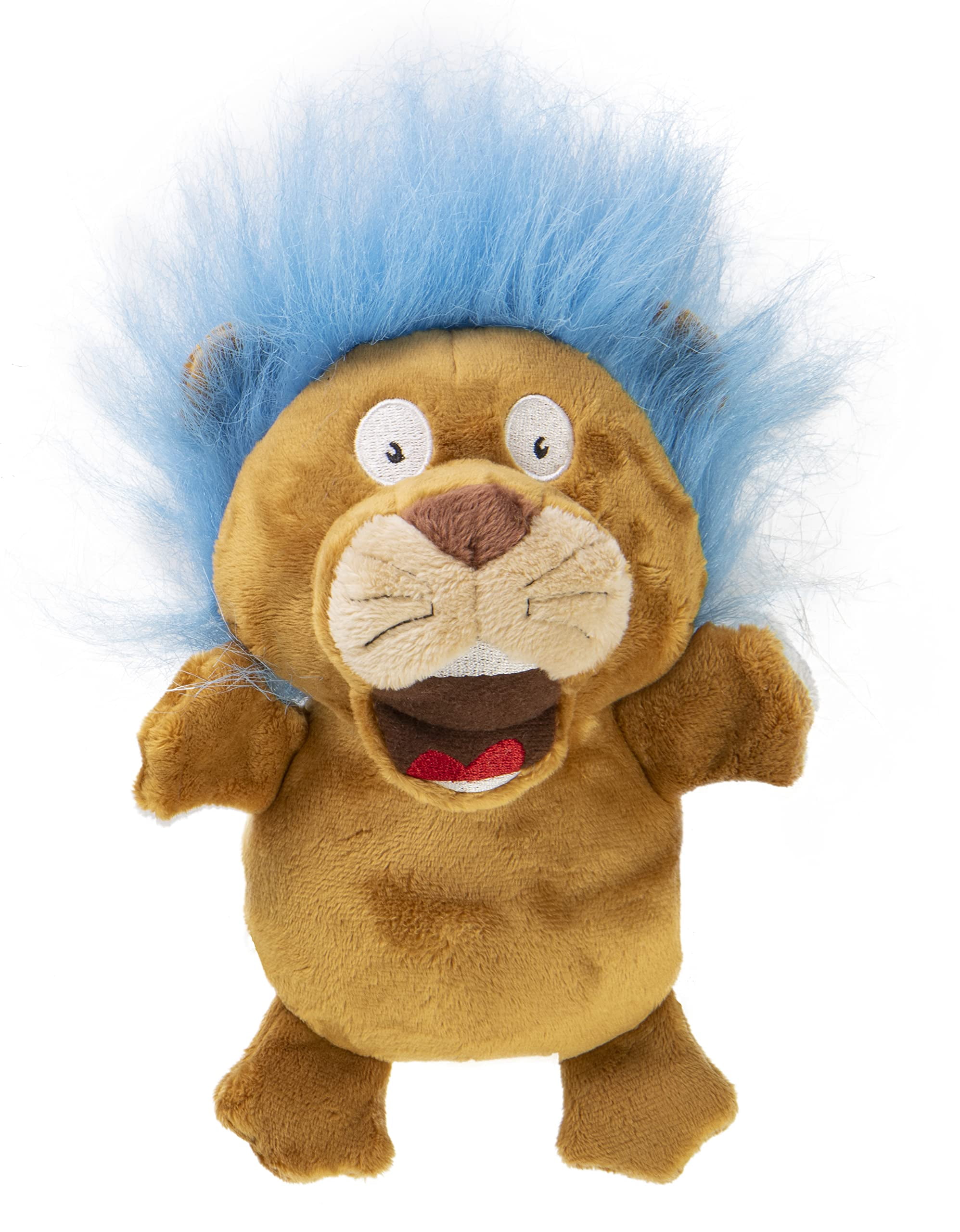 Worldwise 58523-98997-024 goDog Silent Squeak Crazy Hairs Lion with ...
