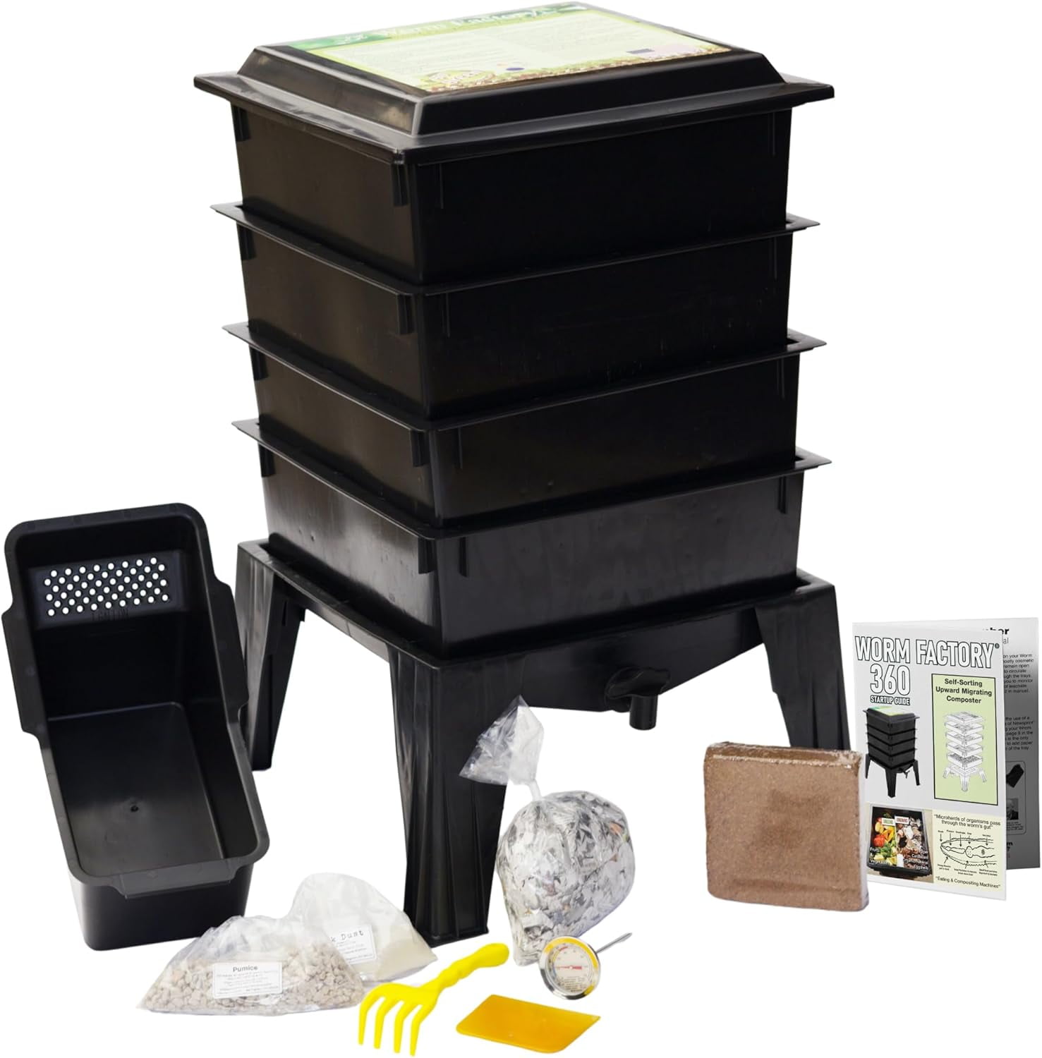 Worm Factory® 360 Black US Made Composting System for Recycling Food ...