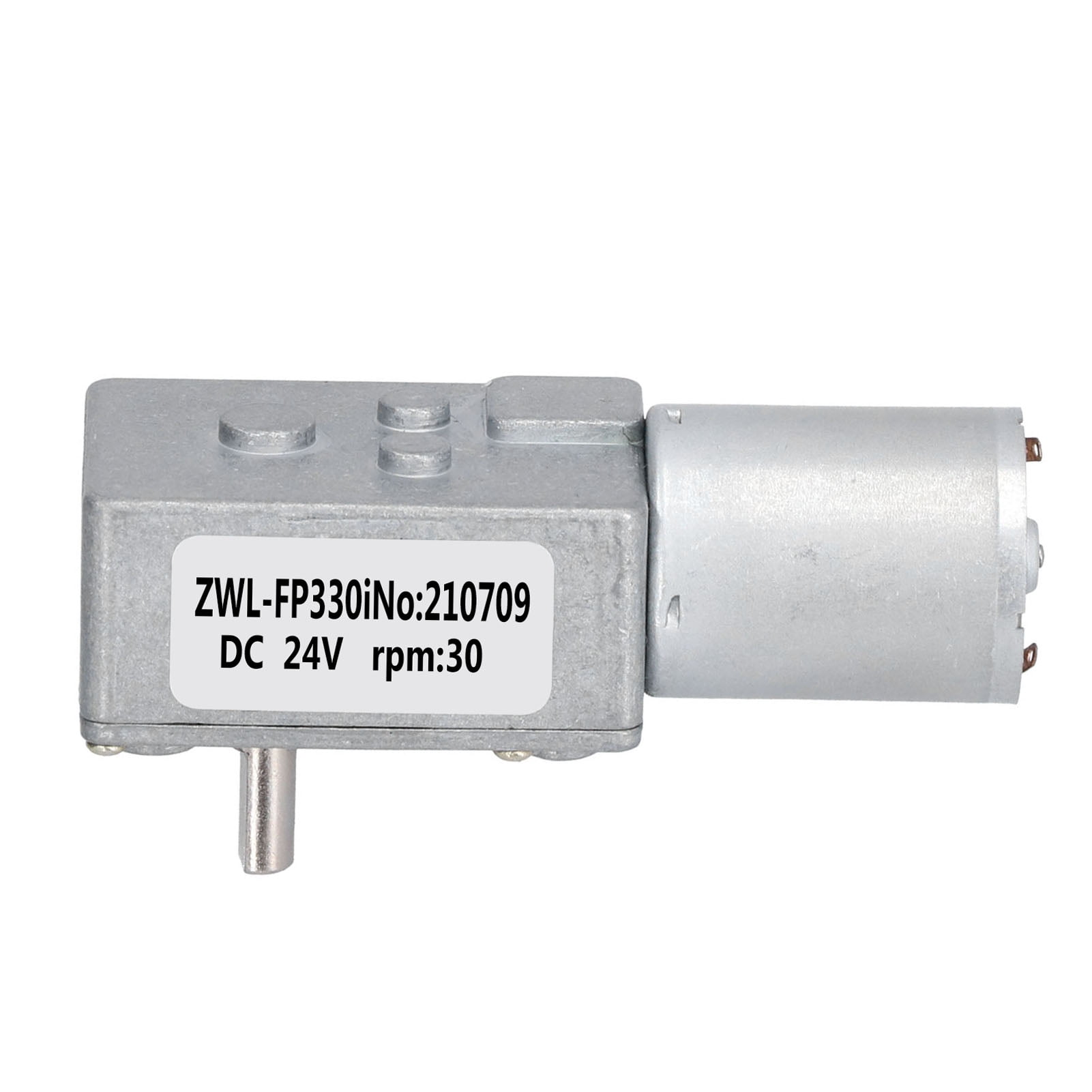 Worm Gear Motor 24V High Torsion Speed Reduction Electric Gear Box ...