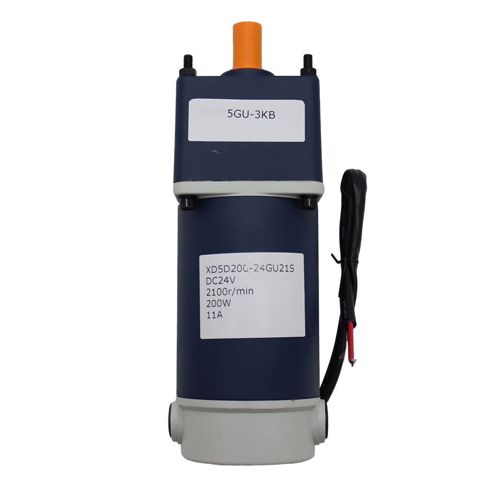 Worm Gear Reducer Gearbox Electric DC Speed Reduction Motor 24V 10 ...