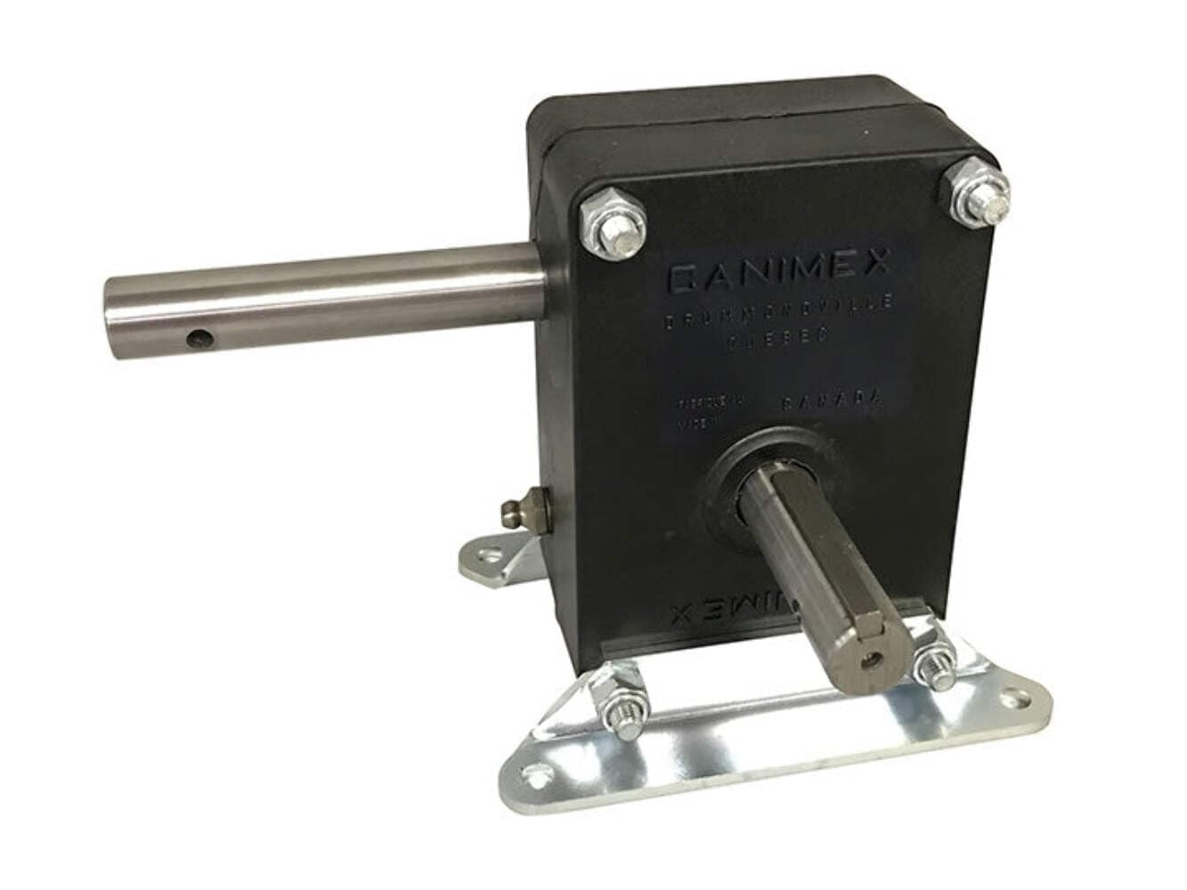 Worm Gear Reducer with Key Way and Keyed Output Shaft For Garage Door ...