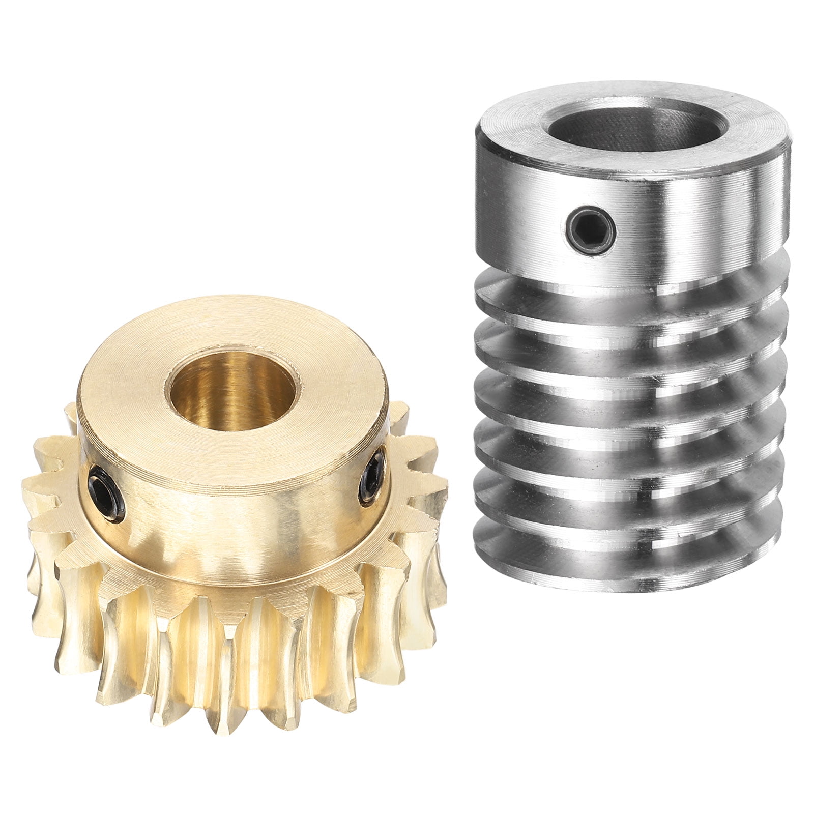 Worm Gear Set 20T 1.5 Module 20:1 Reduction Rate, Right Rotation Drive ...