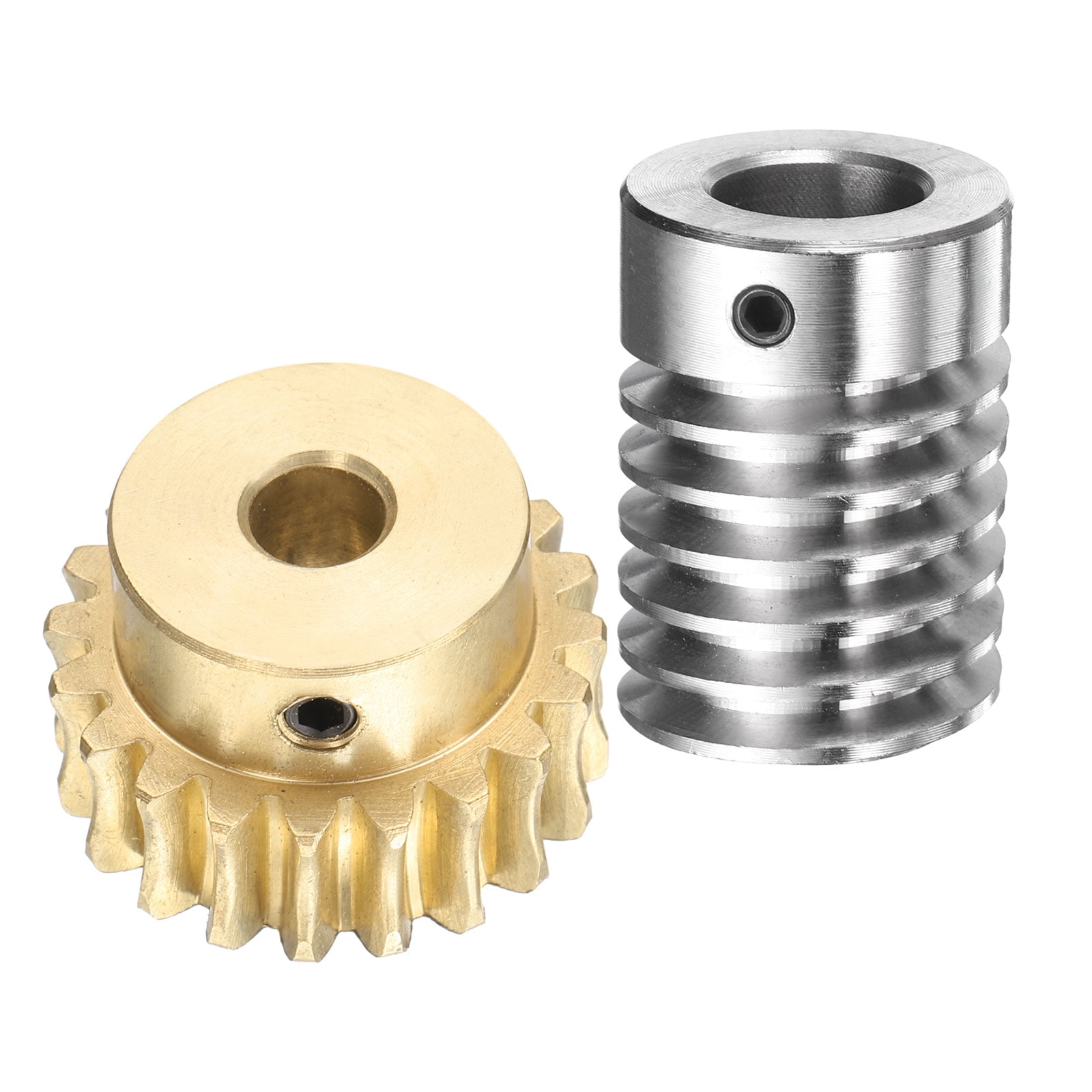 Worm Gear Set 20T 1.5 Module 20:1 Reduction Rate, Right Rotation Drive ...