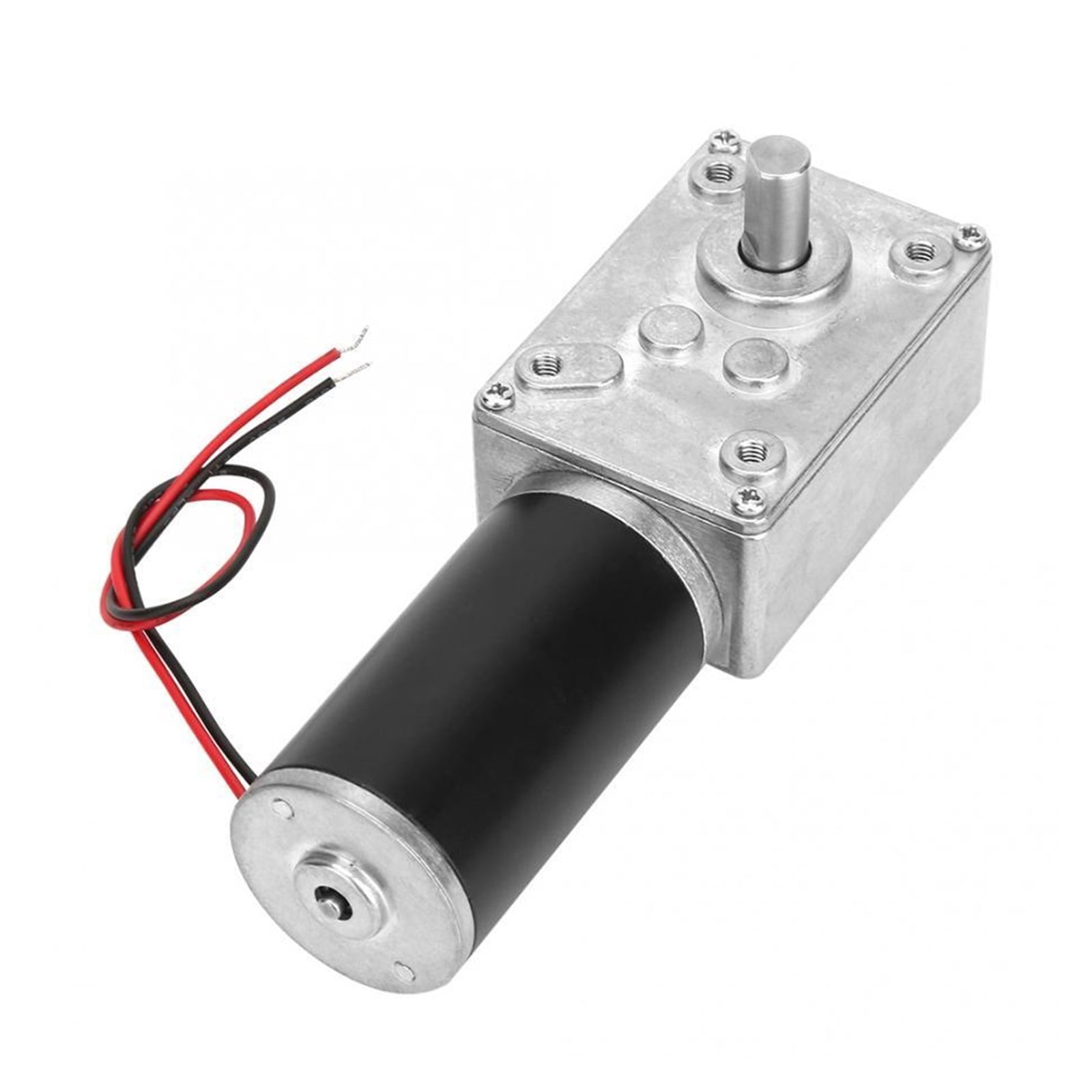 Worm Geared Motor 7-470rpm High Torque D Shaft Motor 8mm Shaft Rotating ...