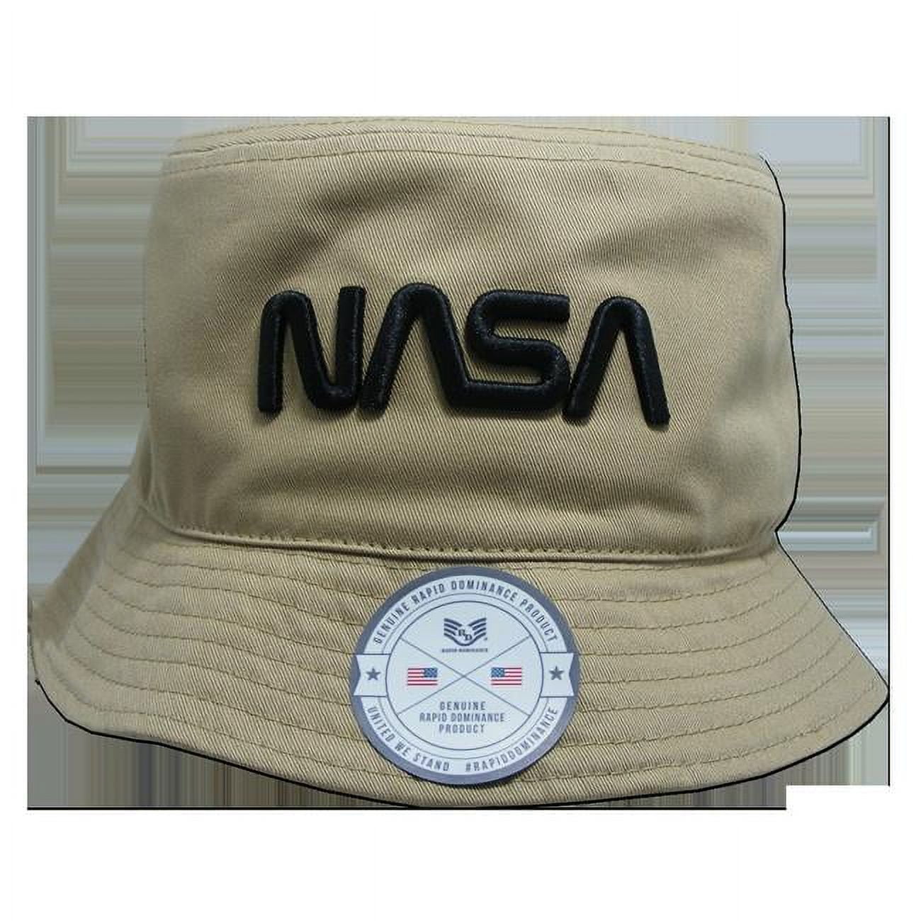 Worm NASA Relaxed Bucket Hat, Khaki - Small & Medium - Walmart.com