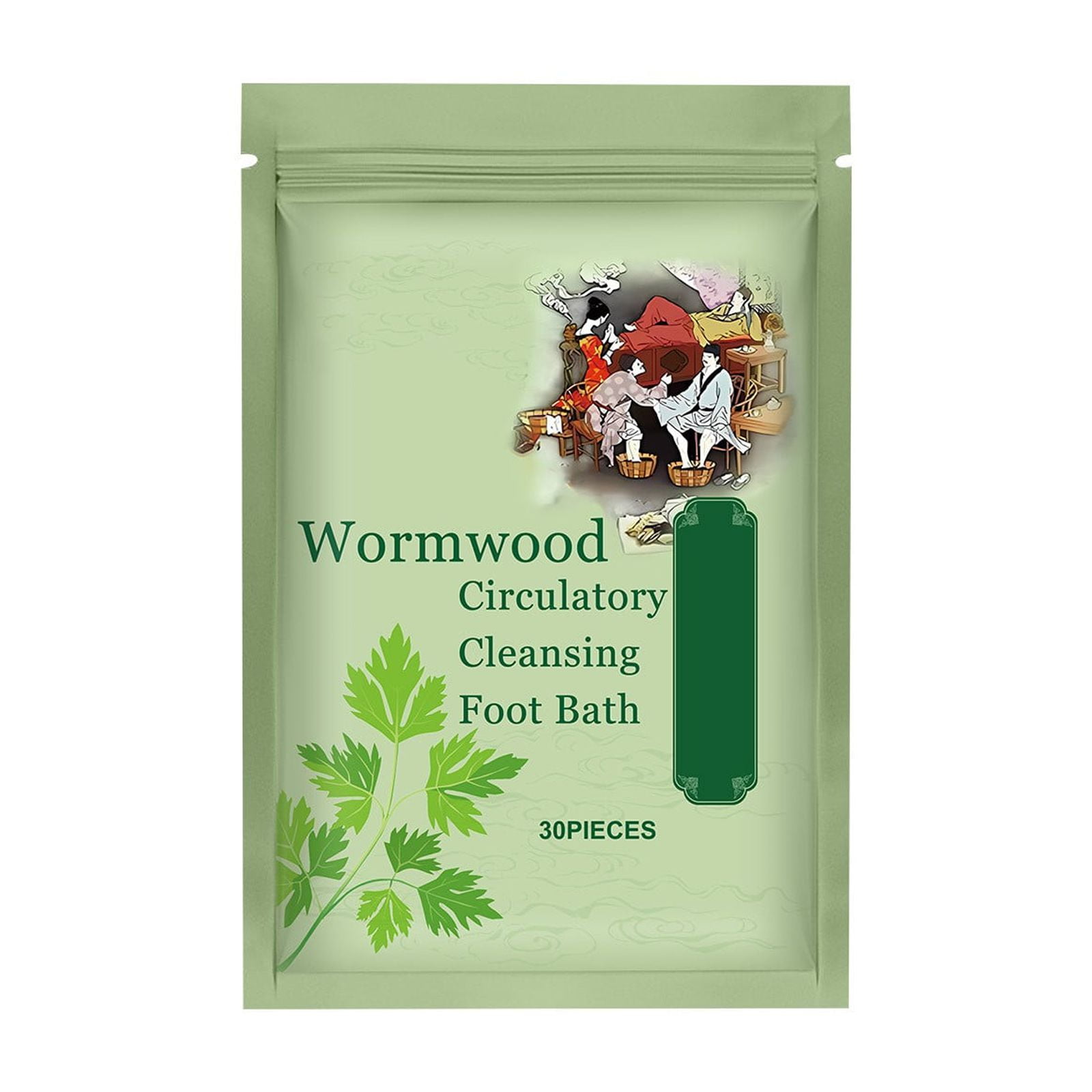 Worm Wood Circulatory Cleansing Foot Bath Lotion Warmer Mens Feet Care ...