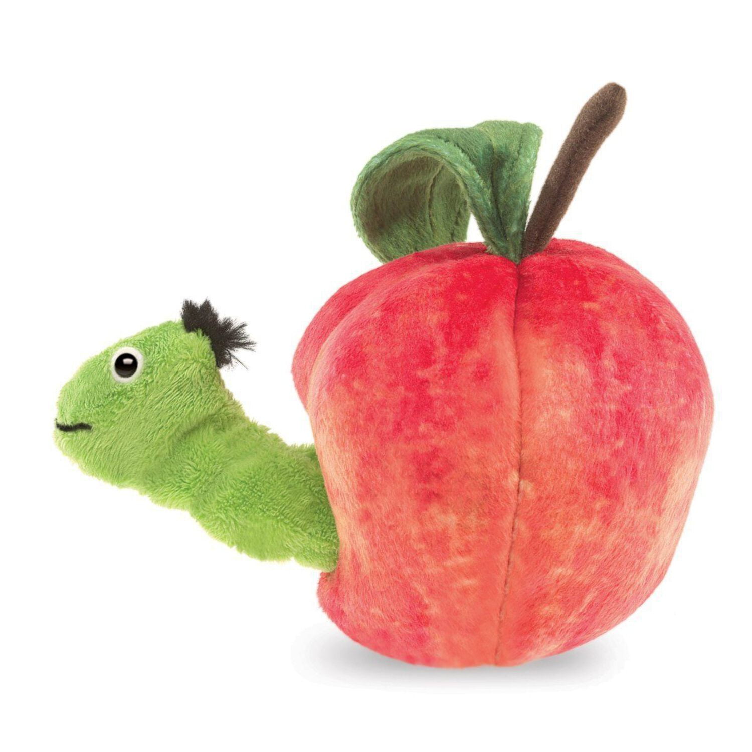 Folkmanis Puppets Worm in Apple Puppet - Walmart.com