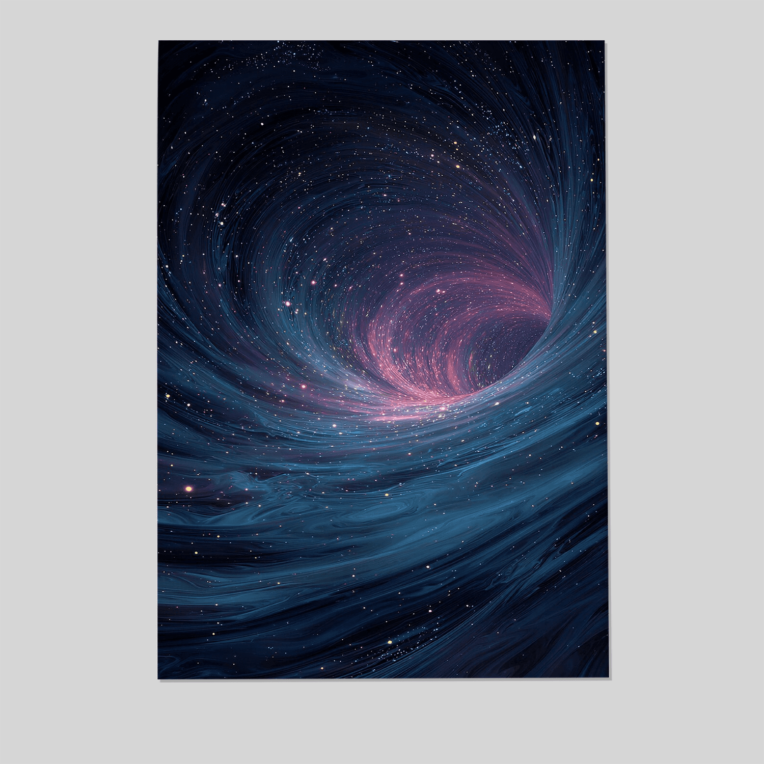 Wormhole Poster, Space Tunnel Print, Theoretical Physics Art, Digital ...