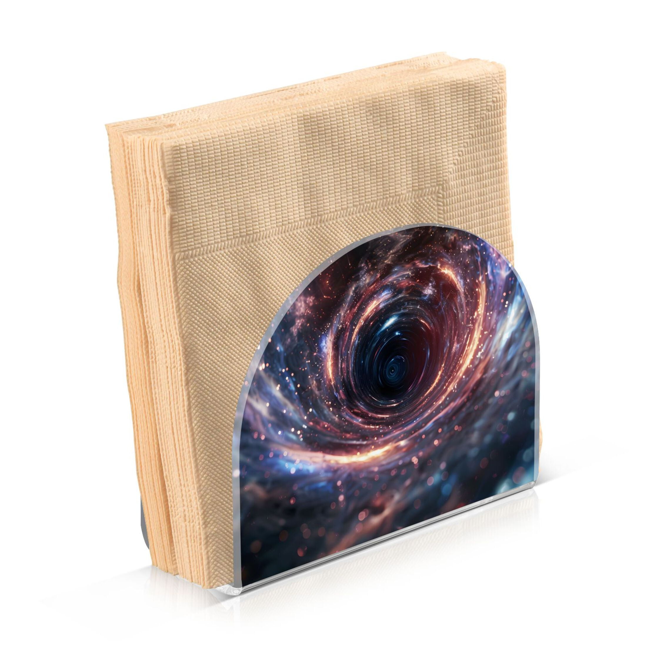 Wormholes Stars Nebulae Napkin Holder for Table 2 Pcs Acrylic Clear ...