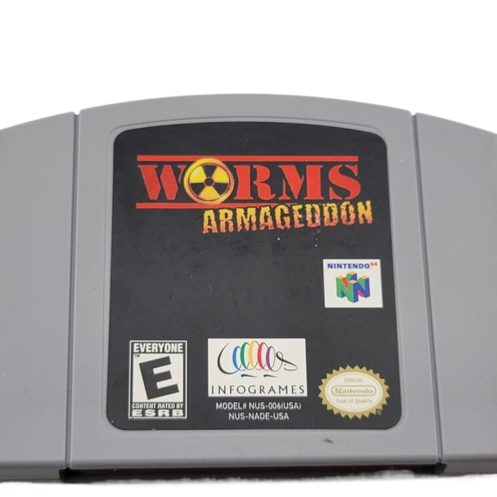 Worms:Armageddon For Nintendo 64 N64 Trolley In Great Shape-New ...