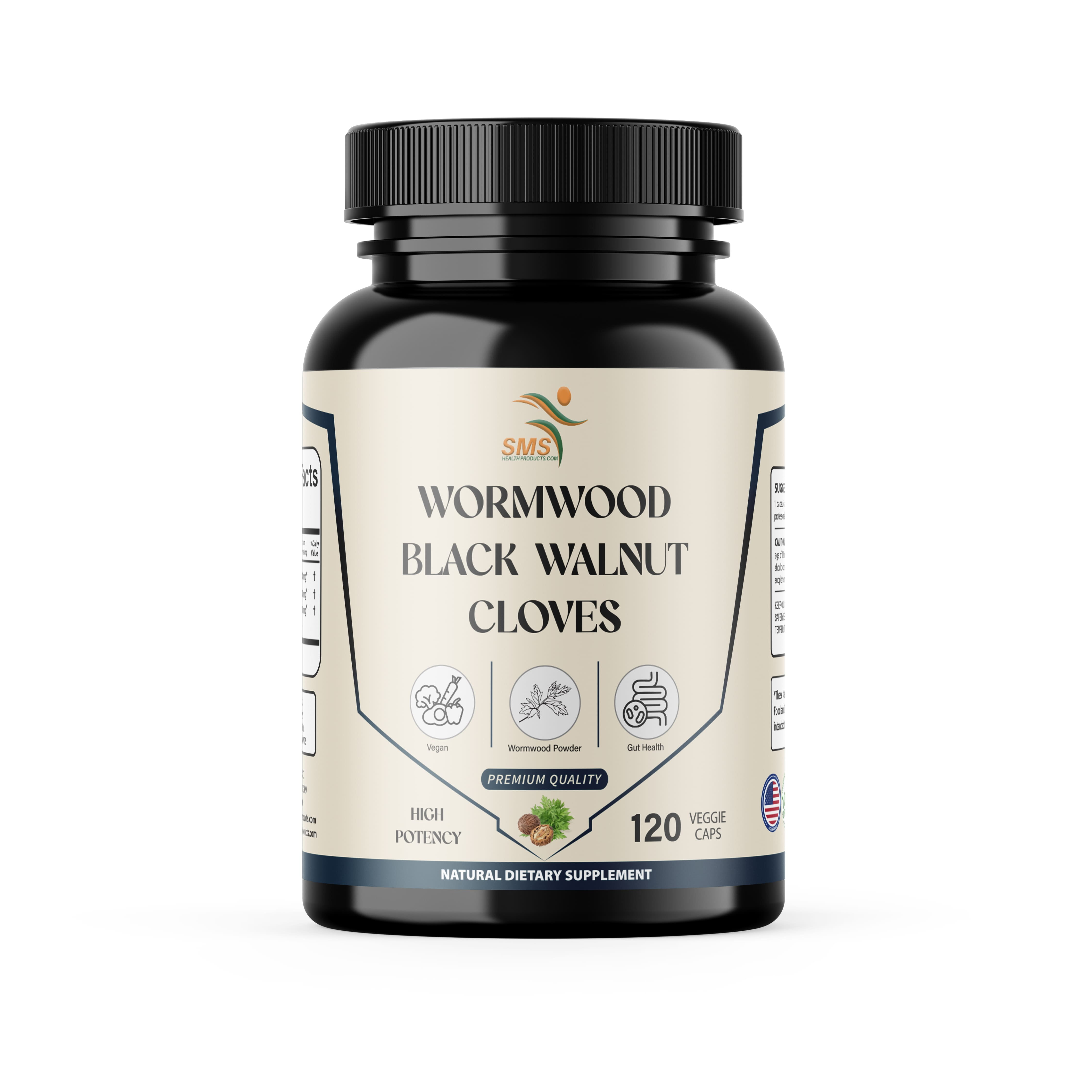 Wormwood Black Walnut Clove Capsules – Herbal Detox & Cleanse ...